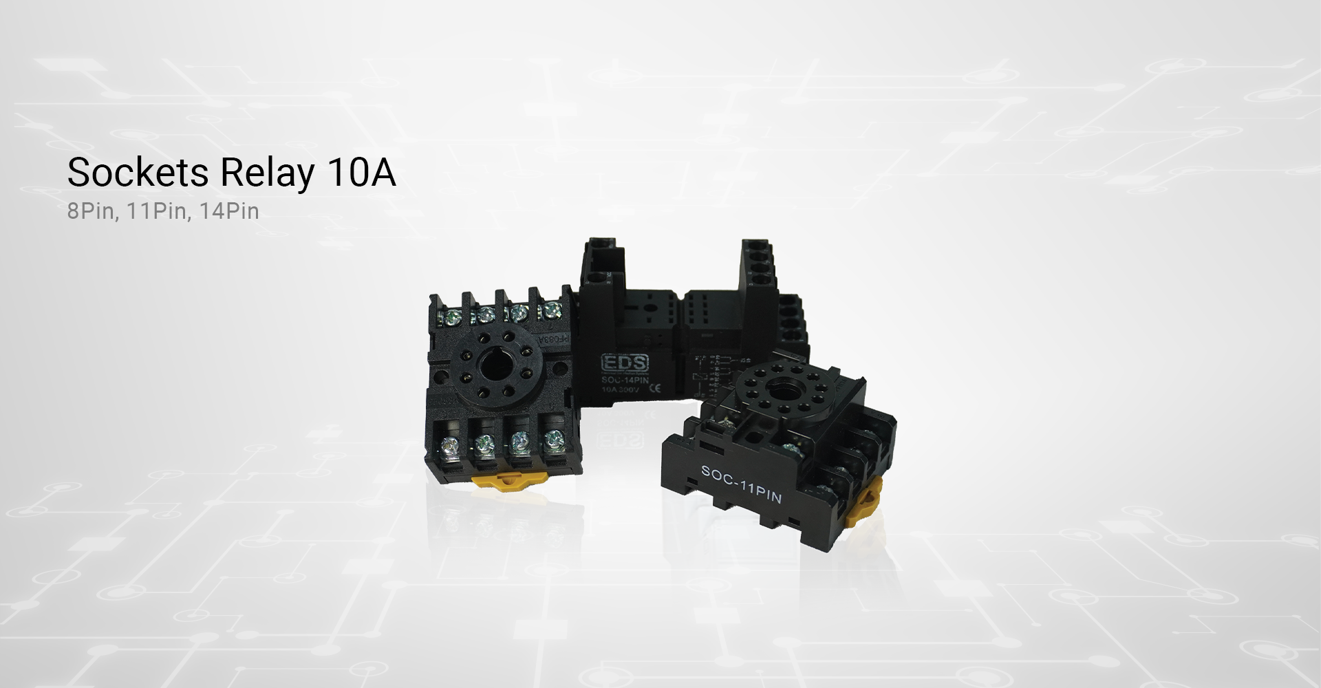EDS Sockets Relay 10A - Eltekh
